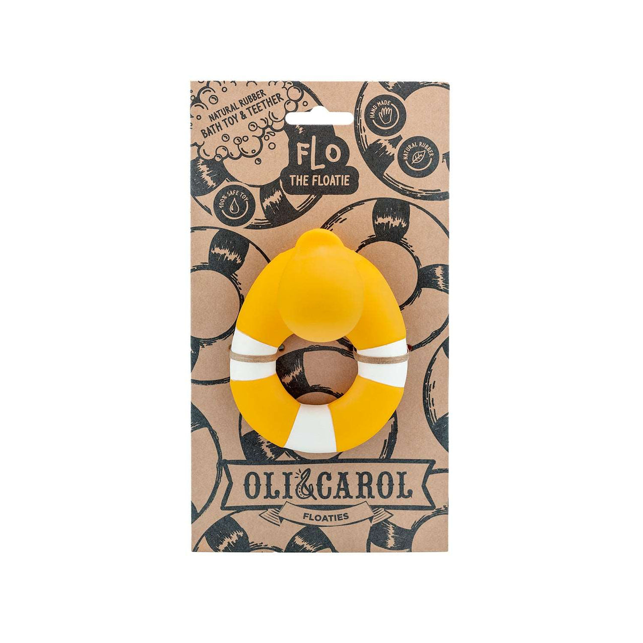 Flo the Floatie Yellow Bath Toy – Oli&Carol US
