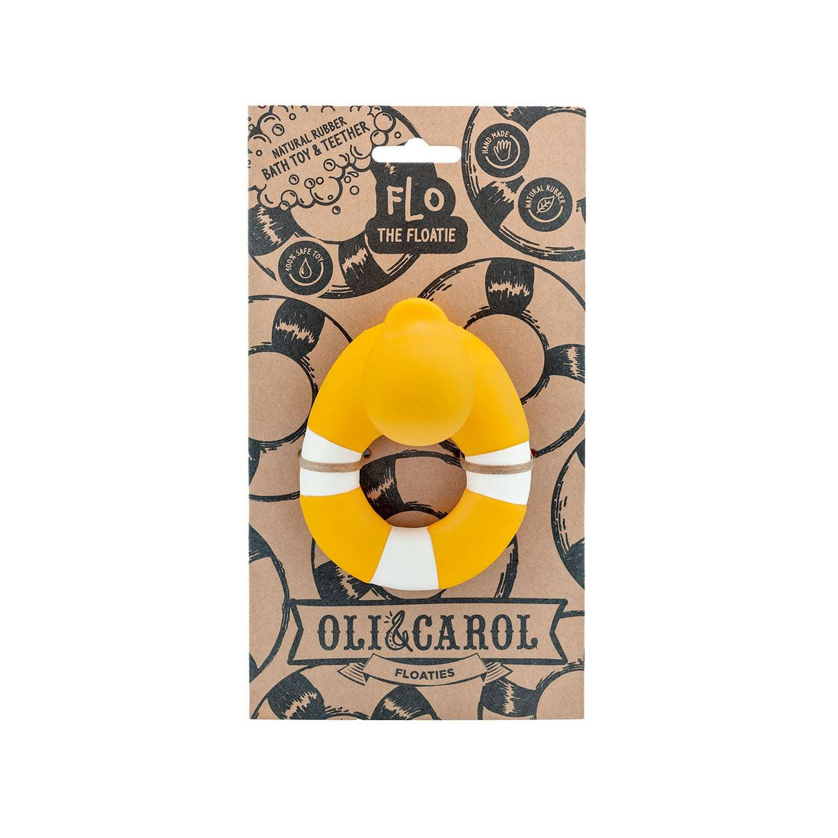 Flo the Floatie Yellow Bath Toy – Oli & Carol US