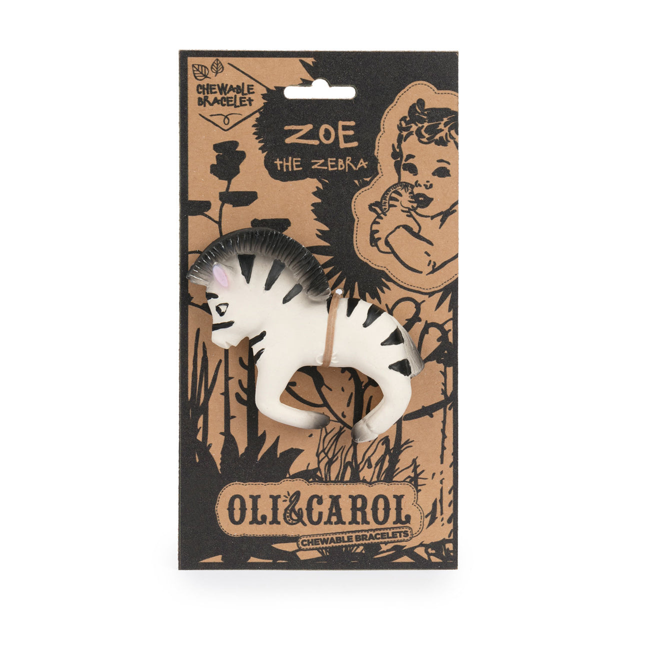 Zoe the Zebra Baby Teether – Oli & Carol US